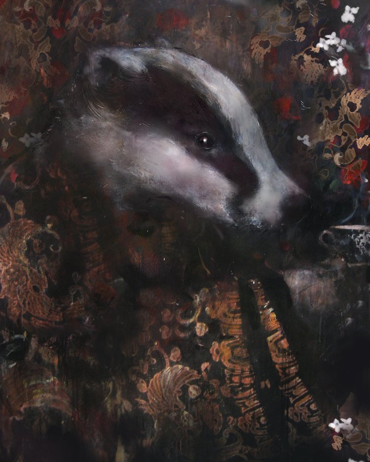 Harry Bunce - Brock (Hand-embellished) – Clifton Fine Art