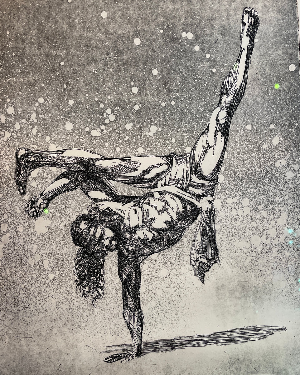 Cosmo Sarson - Breakdancing Jesus – Clifton Fine Art