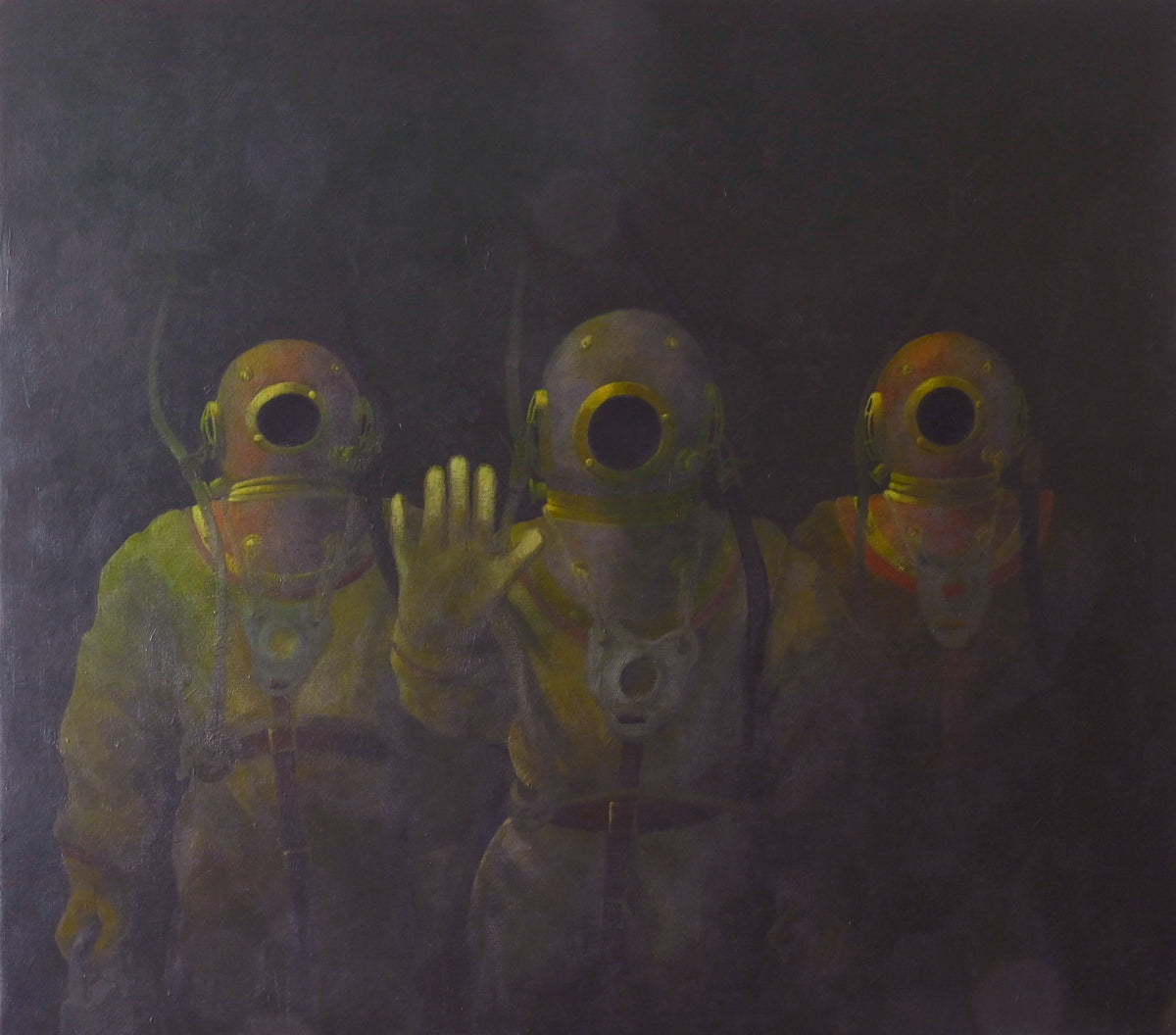 Clive Jebbett - The Silent Dark ( 3 Divers) – Clifton Fine Art