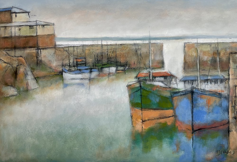Michael Praed - Alongside the Pier Wall – Clifton Fine Art